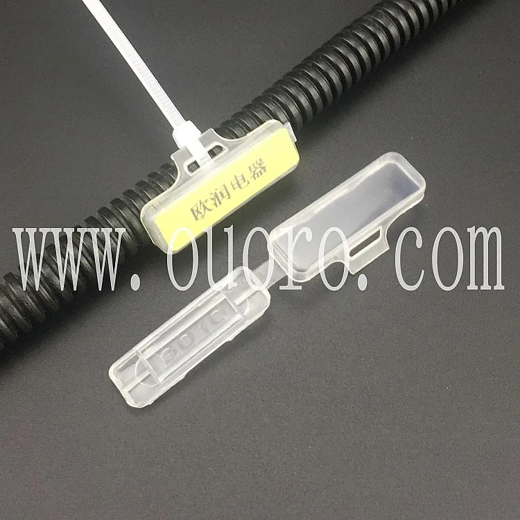 OUORO 3010 Waterproof Plastic cable marker box cable tie marker tag ...