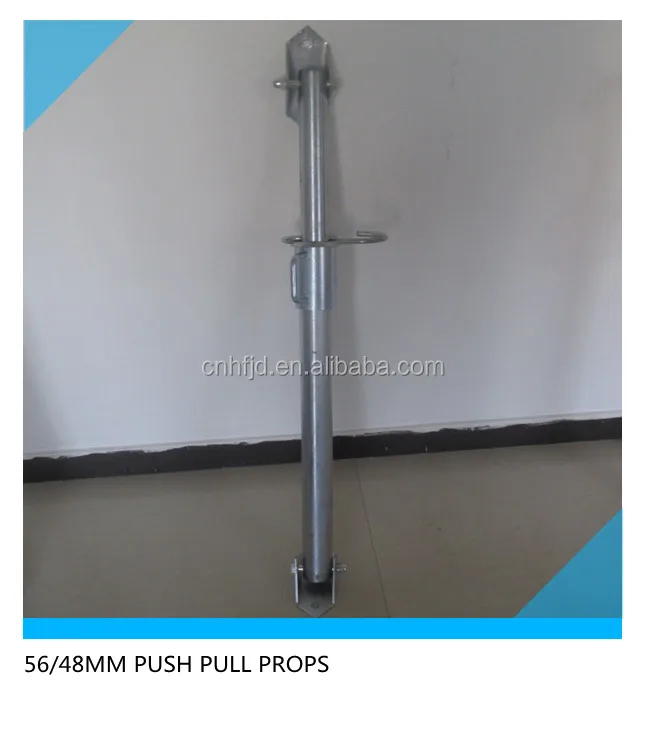 Galvanized Steel Scaffolding Push-pull Triangular Diagonal Wall ...