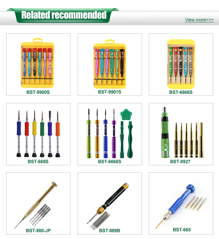 BST-8800E Precision Multi-Purpose Magnetic Screwdriver Set