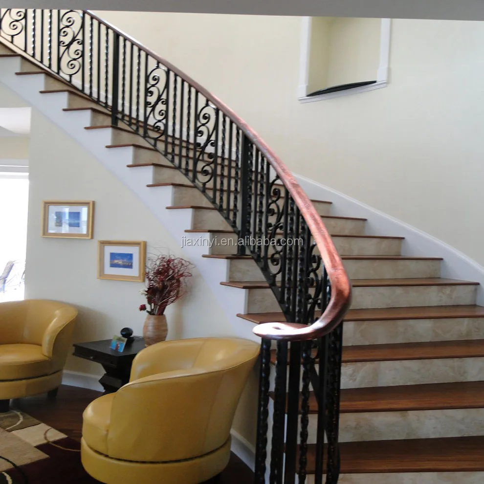 Art Wrought Iron Railing Designs - Simple & Customize