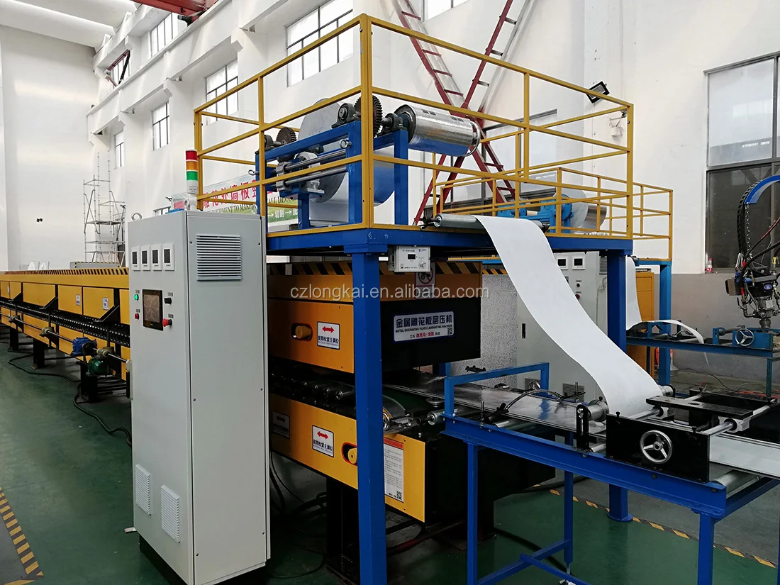 Pu Continuous Exterior Interior Decorative Wall Panel Making Machine ...