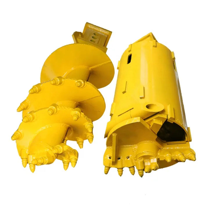 Professional Manufacture 800mm Continuous Flight Auger For Bored Piling ...
