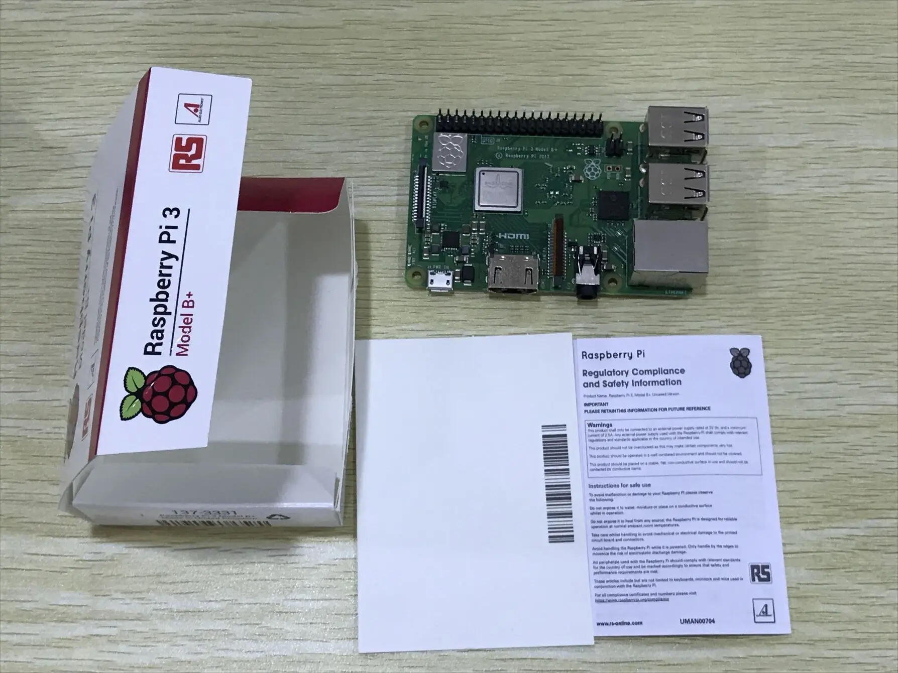 Original New Raspberry Pi 3 Model B+ Board 1.4ghz Uk Version On Stock ...