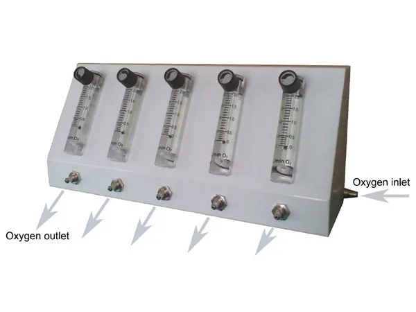 5-way Oxygen Splitter With 2liter Flow Meter Suppliers and Factory ...