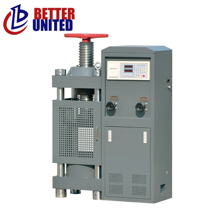 3000kn Hydraulic Press Tester / Concrete Compressive Strength Testing ...