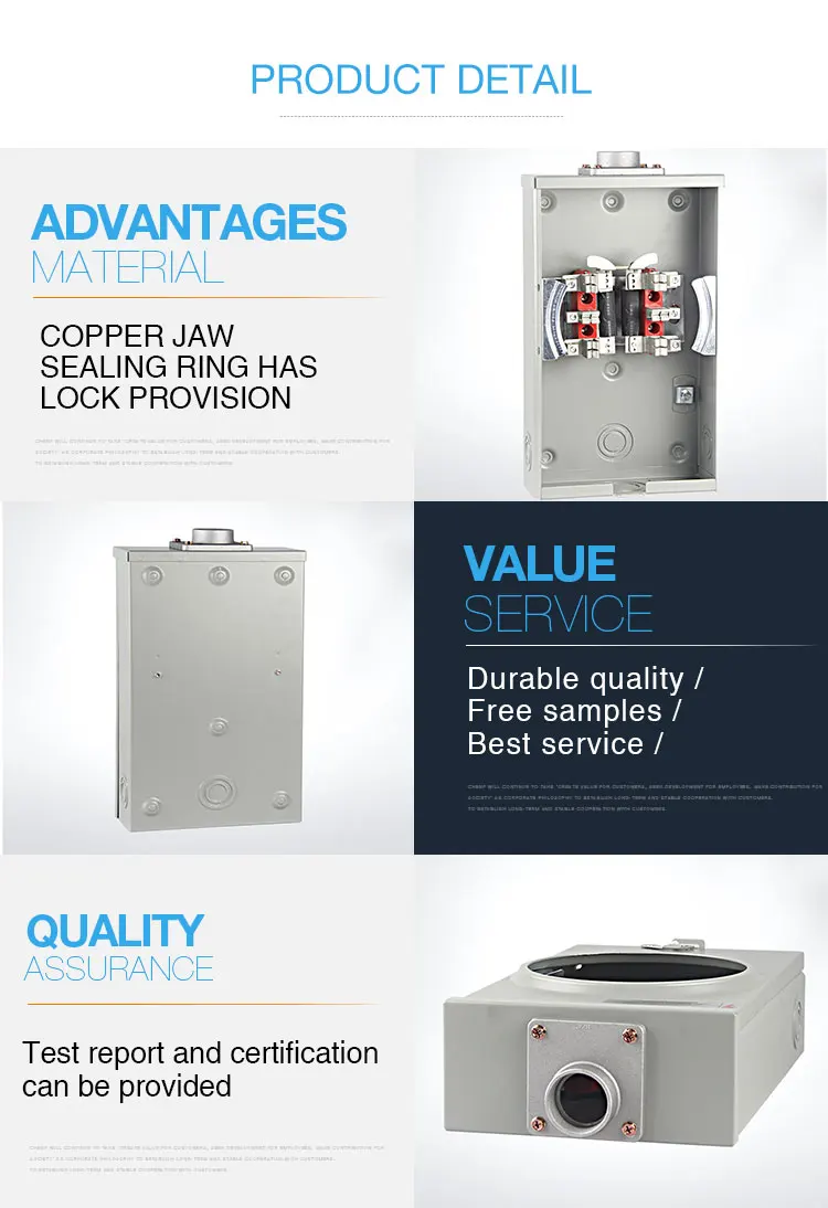 Meto Single Phase 20amp Meter Socket Individual Meter Base - Buy Single ...