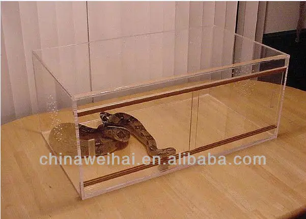 Transparent Acrylic Snake Display Case - Buy Snake Display Case Product ...