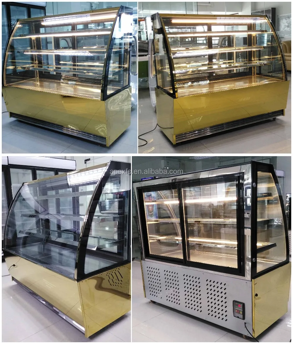 Stainless Steel Bakery Glass Showcases For Bread Display - Buy Bakery ...