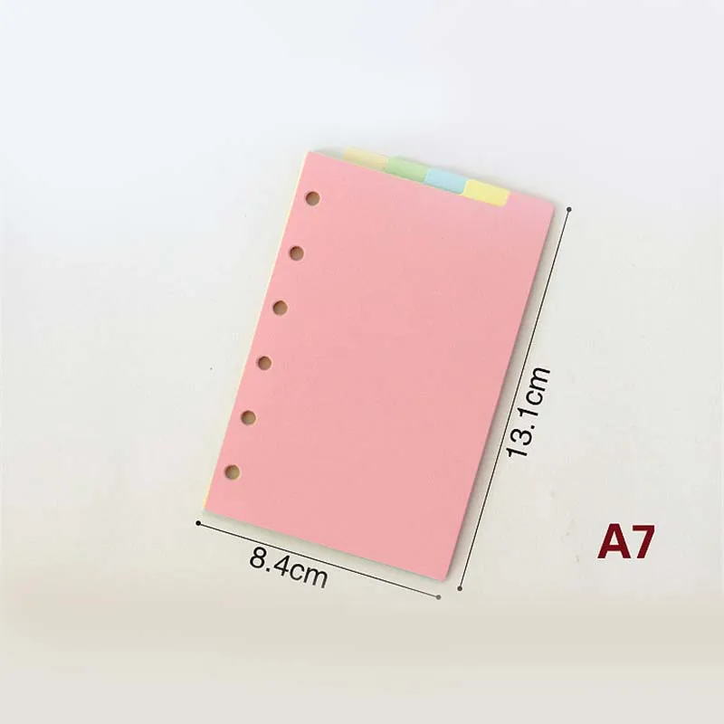 A7 Index Dividers Papers Spiral Notebook Accessories Stationery,Fine ...