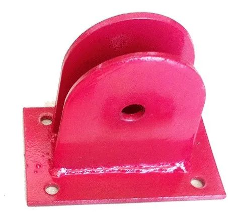 Heavy Duty Steel Fixed Flange Pulley Block for Wire Rope – ISO ...
