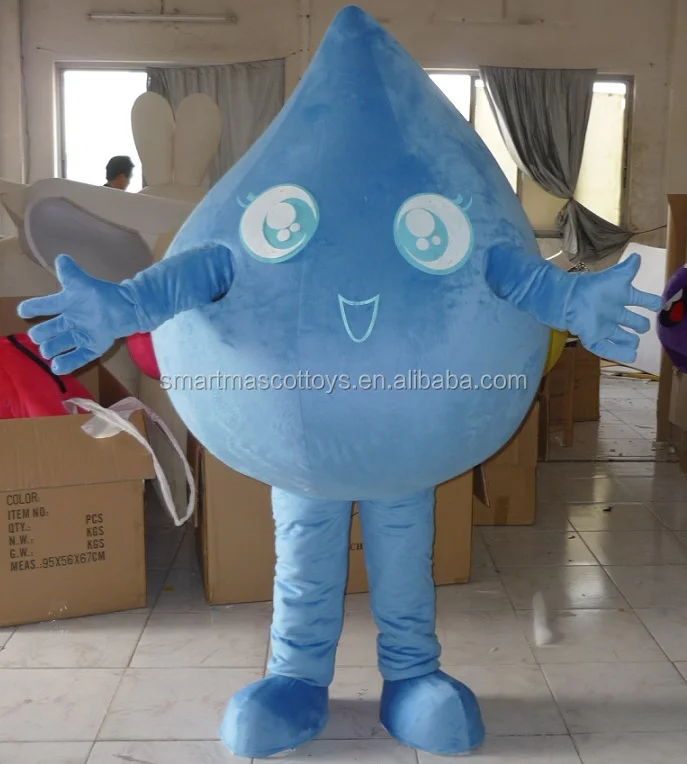 Giant Life Size Water Drop Mascot Adult Water Drop Mascot Costume - Buy ...