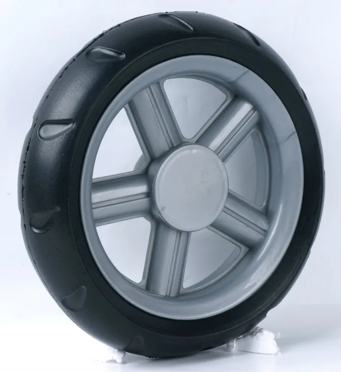 Golf Trolley Wheels,7.5" Plastic Trolley Handle Luggage Cart Wheel 7.5 ...