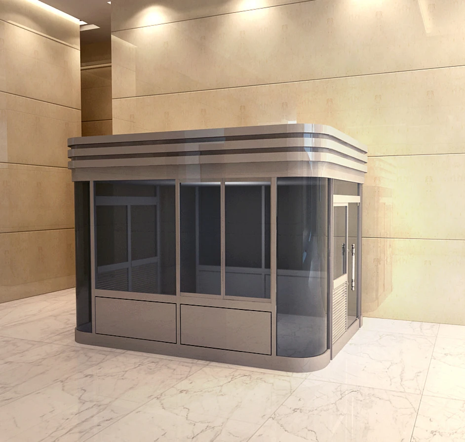 2019 Hot Sell Good Quality Metal Booth Outdoor Traffic Metal Kiosk ...