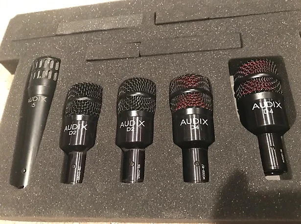 Customized Aluminum 7 Microphone Wired Drum Kit Case