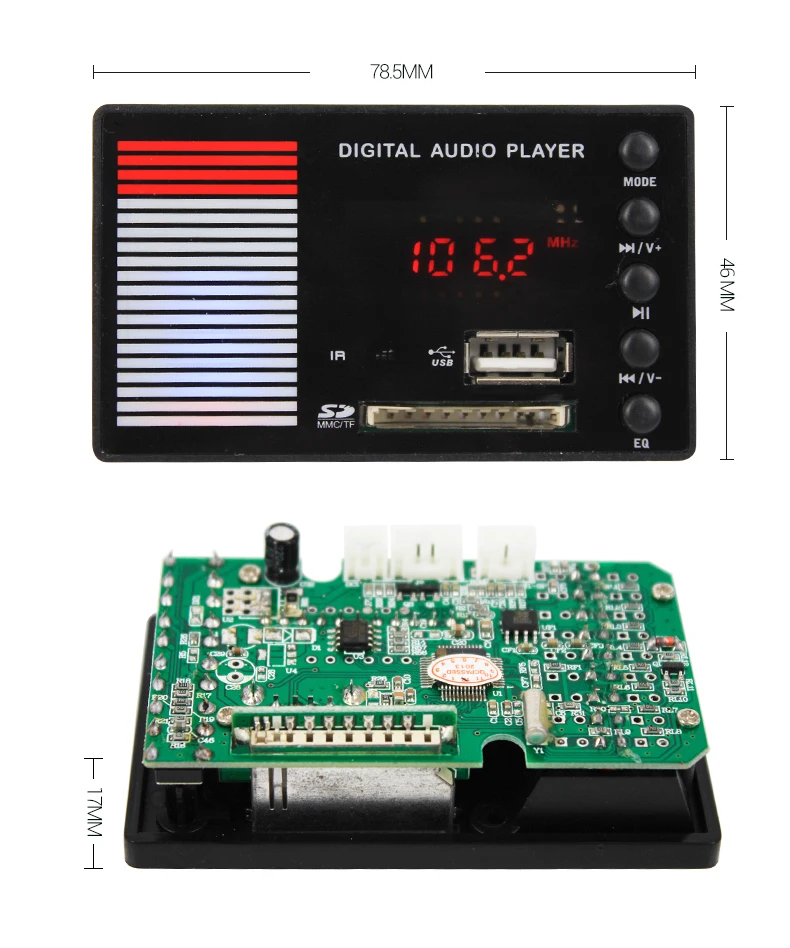 Vire FM USB MP3 Player Module with Remote Control - 32GB