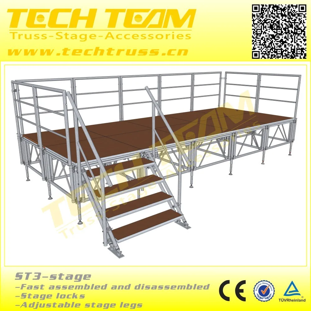ST3 Portable Aluminum Stage Platform - Durable & Versatile