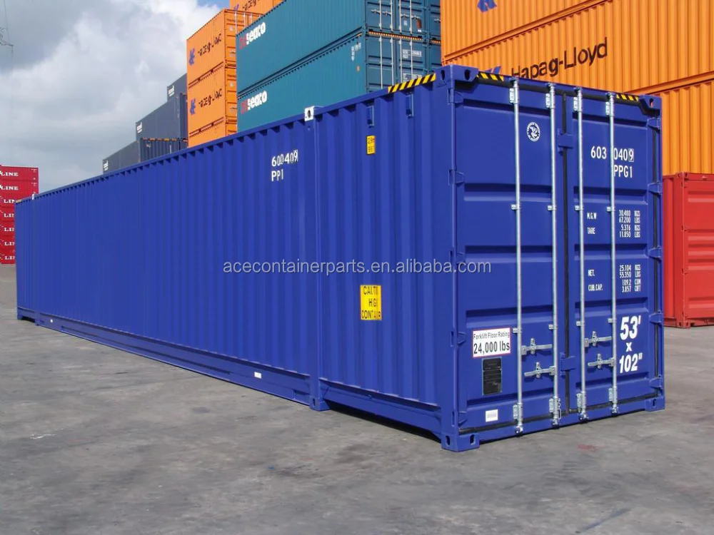 América Del Norte Estándar Remolque De 53 Pies De Acero Contenedor De ...