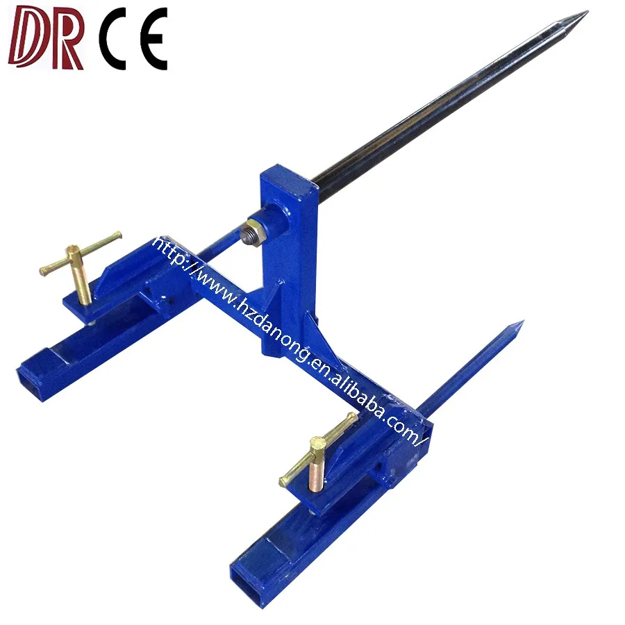 2000 Lbs Capacity Loader Bucket Tractor - Clamp on Hay Spear