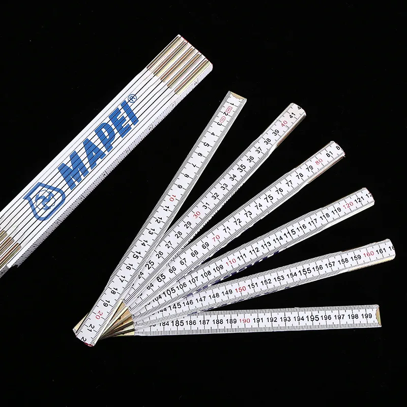 Eastony Multi Function 2 Meters 10 Folds 6-flat Read Wooden Folding ...