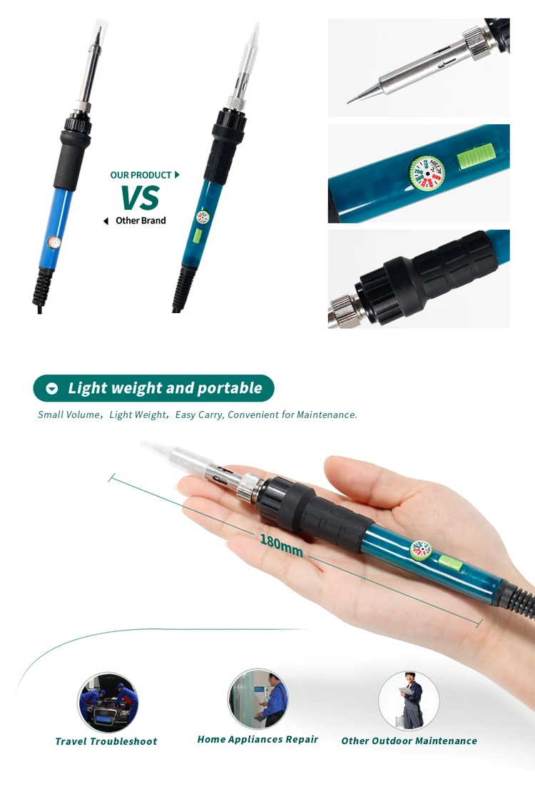 Yihua 947-iii 60w Soldering Iron Power On Off Switch Temperature Adjustment Repair Tools ...