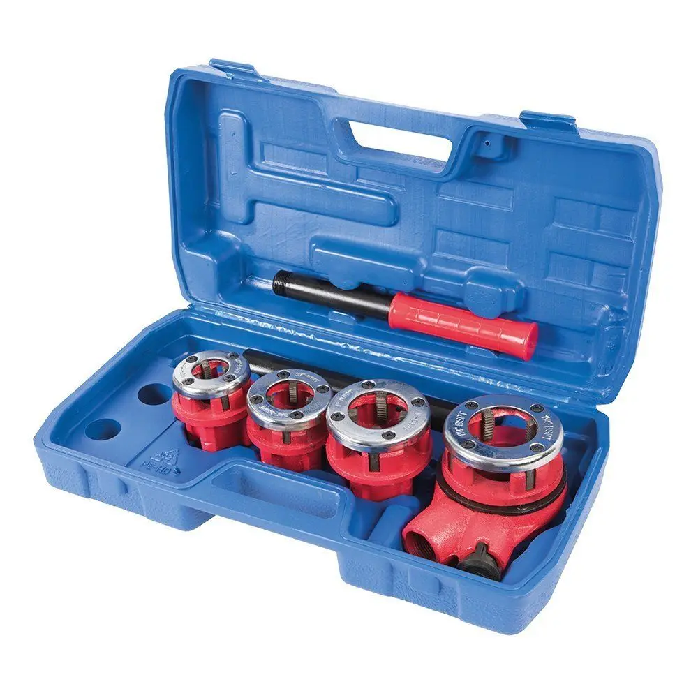Pipe 1 Threading 2 4 Kit Threader Machine 3 Set Die Ridgid Dies Ratchet ...