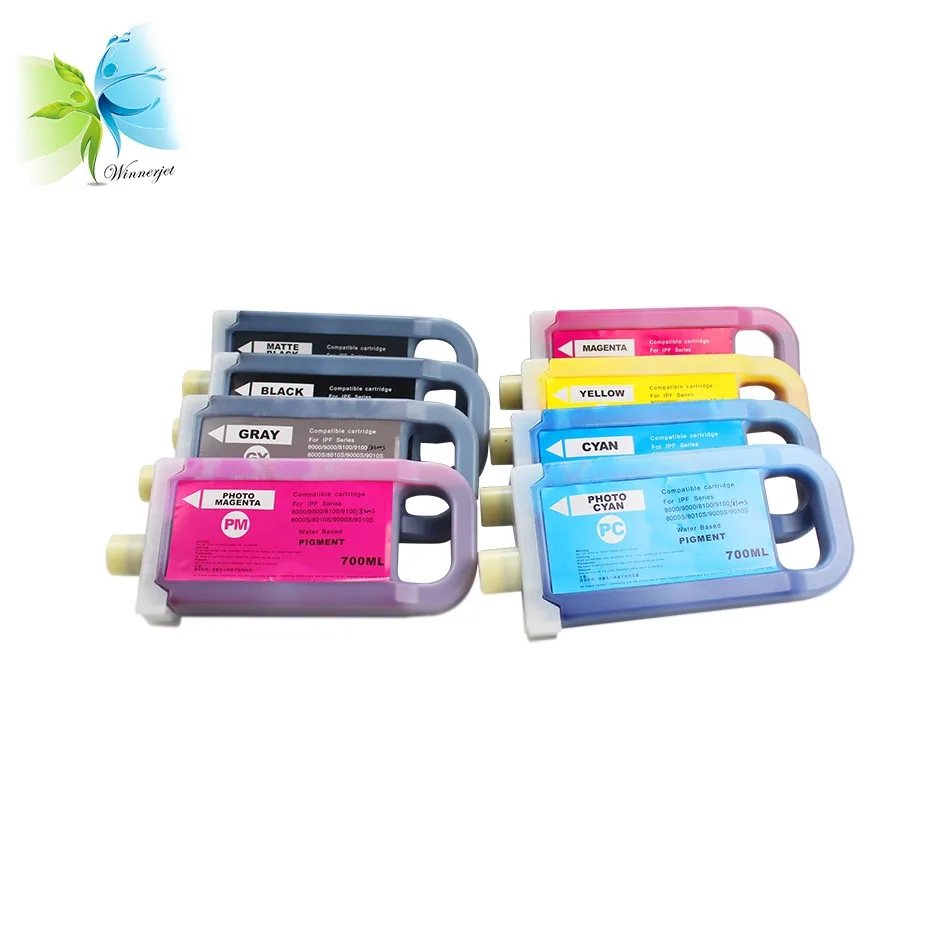 700ml Ink Cartridge For Canon Pfi-706 Compatible For Canon Ipf-9400 Ipf ...