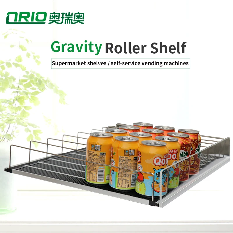 Efficient Drink Display - Supermarket Shelf Roller System