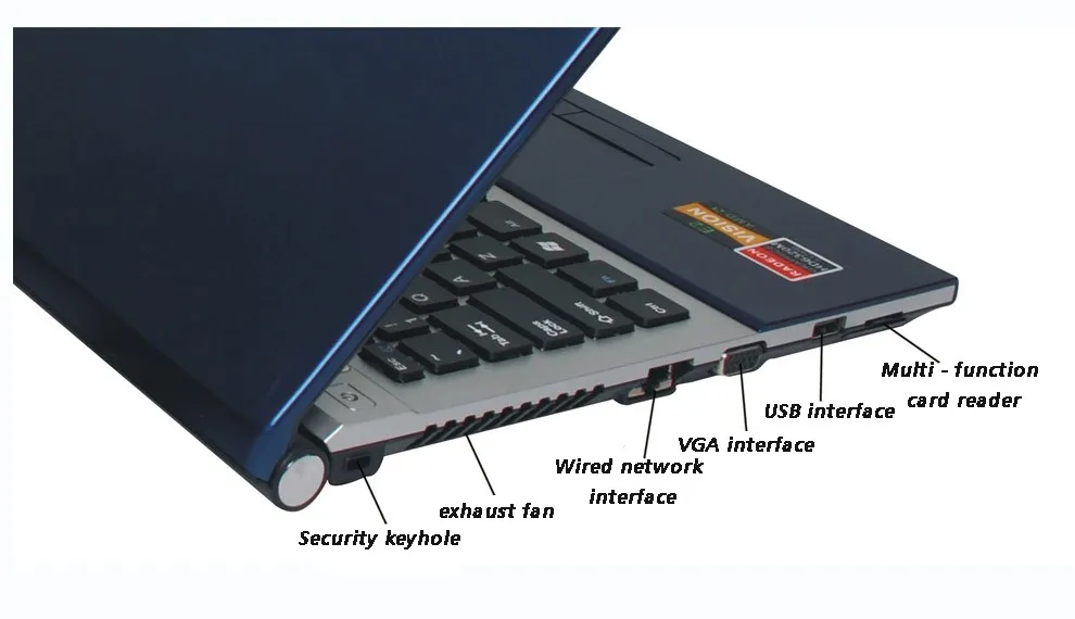 Blue Netbook with Internal DVD Drive - 8GB RAM, 1TB