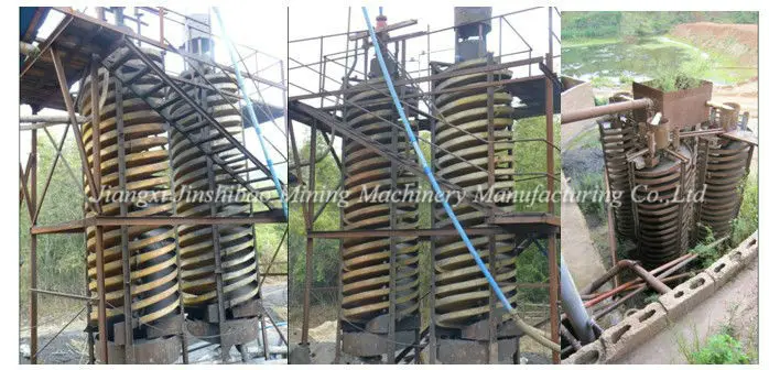 Rotary Spiral Chute For Heavy Mineral Concentrate Processing - Buy ...