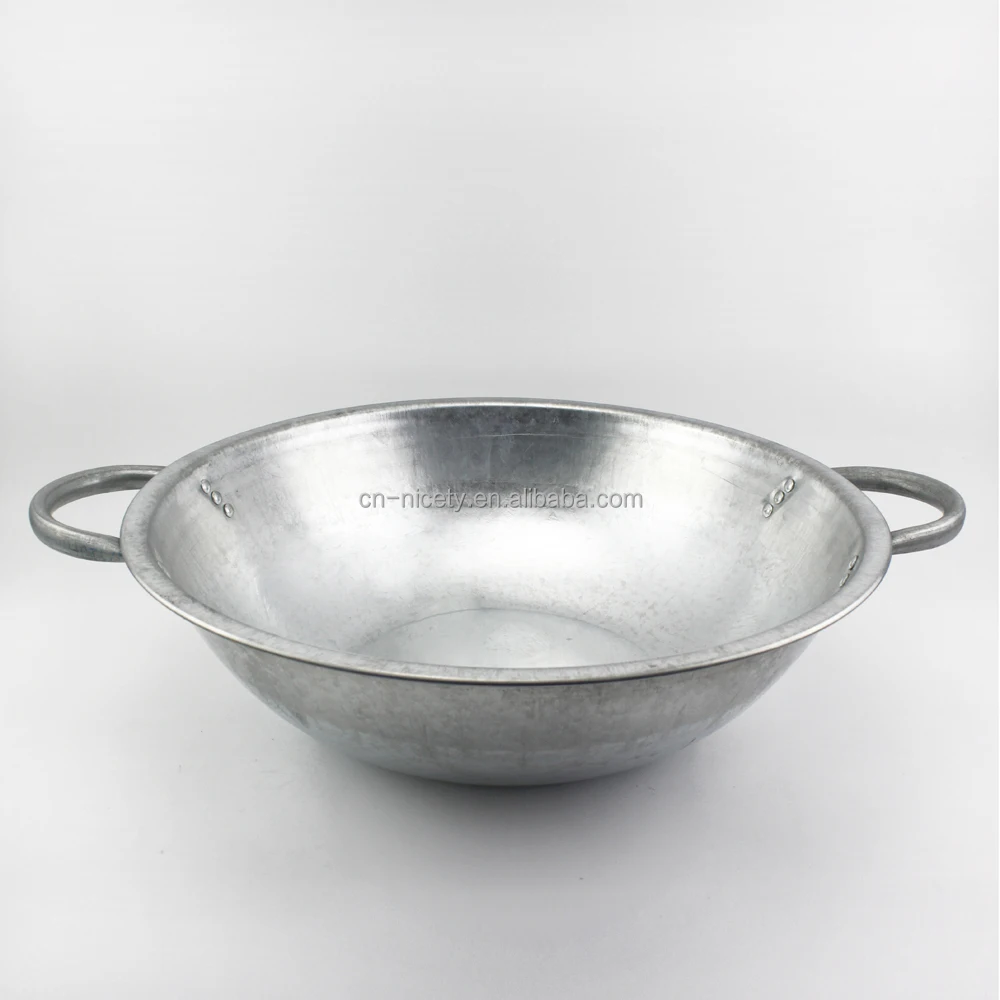 Wholesale Metal Aluminum And Iron Head Pan / Head Pot With Handle - Buy ...