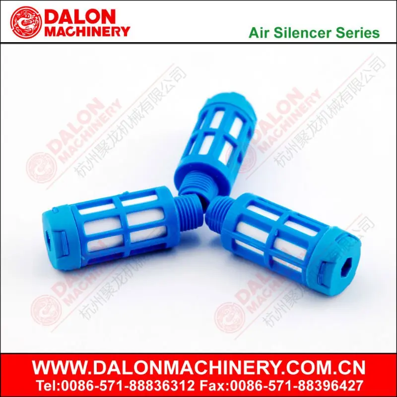 Sintered Plastic Pneumatic Silencer Air Muffler - 1 Year Warranty