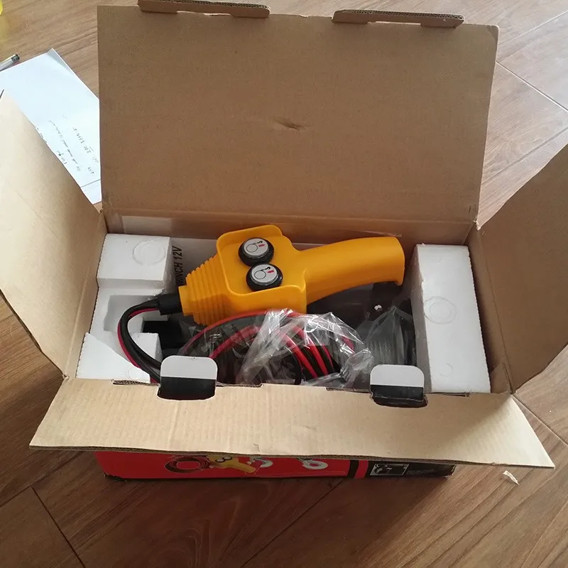 Small Portable ATV Electric 12 Volt Winch - 1500lbs Capacity