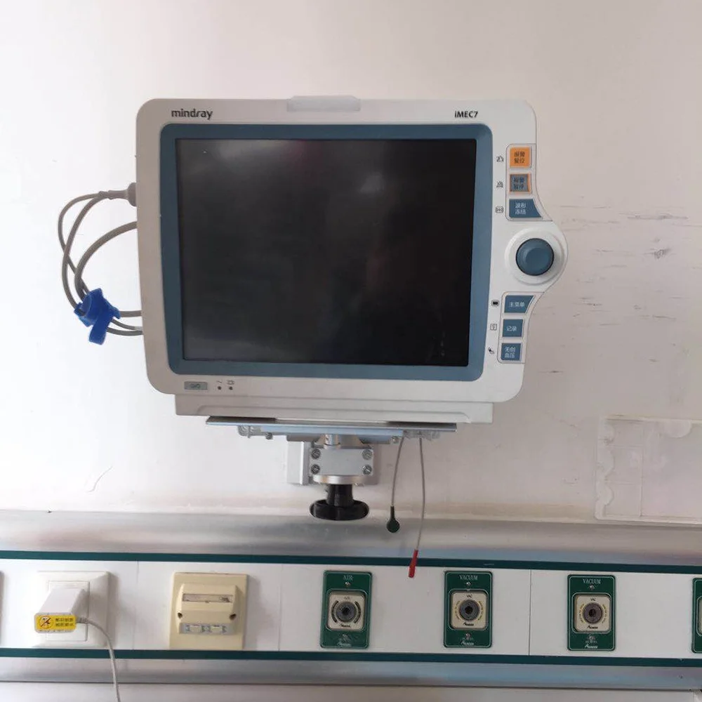 Angle Adjustable Patient Monitor Stand Wall Mount Bracket Hospital ...