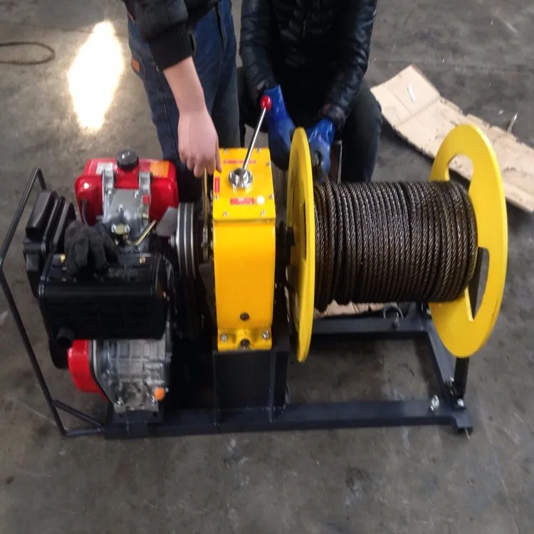 3T Gasoline Wire Rope Pulling Winch - Efficient & Reliable