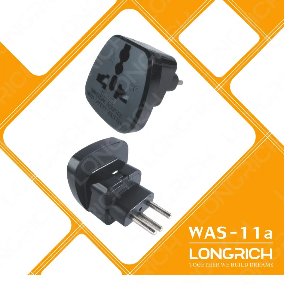 Universal Travel Uk 3 Pin Plug Power Adapter,Multi-use 13a 3 Pin Flat ...