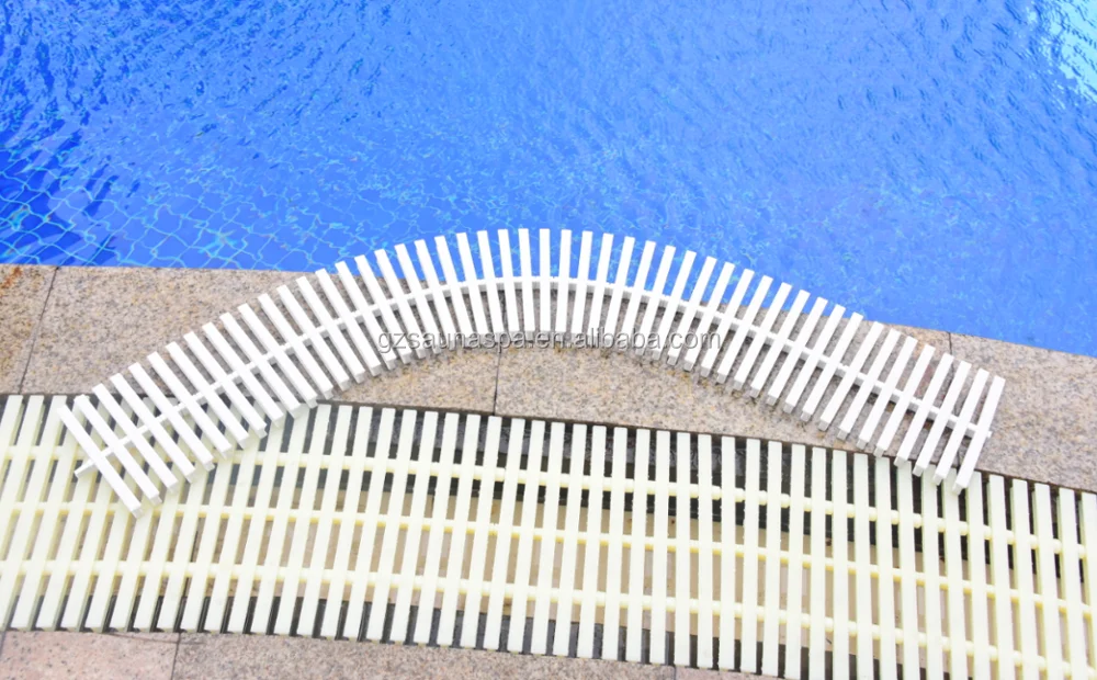 Anti-skid Pvc Swimming Pool Gutter/overflow Grating - 18cm/20cm/25cm ...