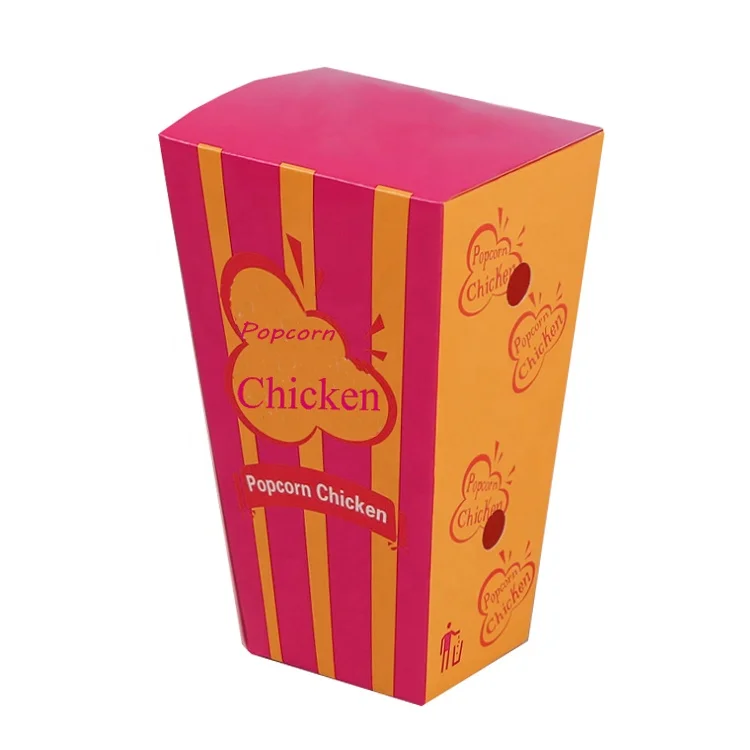 New Design Popcorn Chicken Box - Paper Packaging