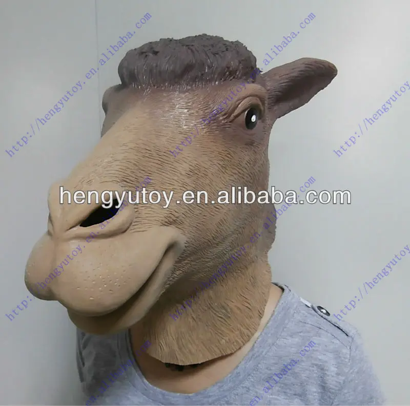Camel Mask Creepy Halloween Fancy Dress Theater Prop Latex Camel ...
