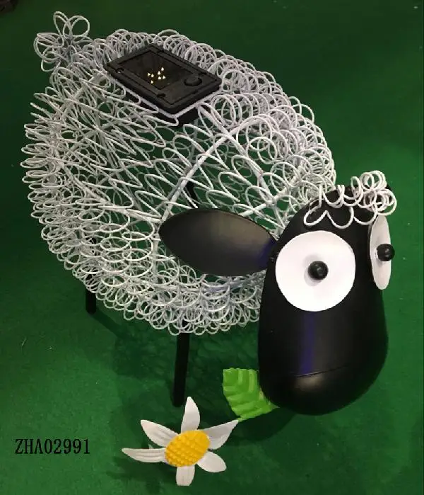 Metal Dolly Led Sheep Garden Decor Solar Powered Light - Buy Solar ...
