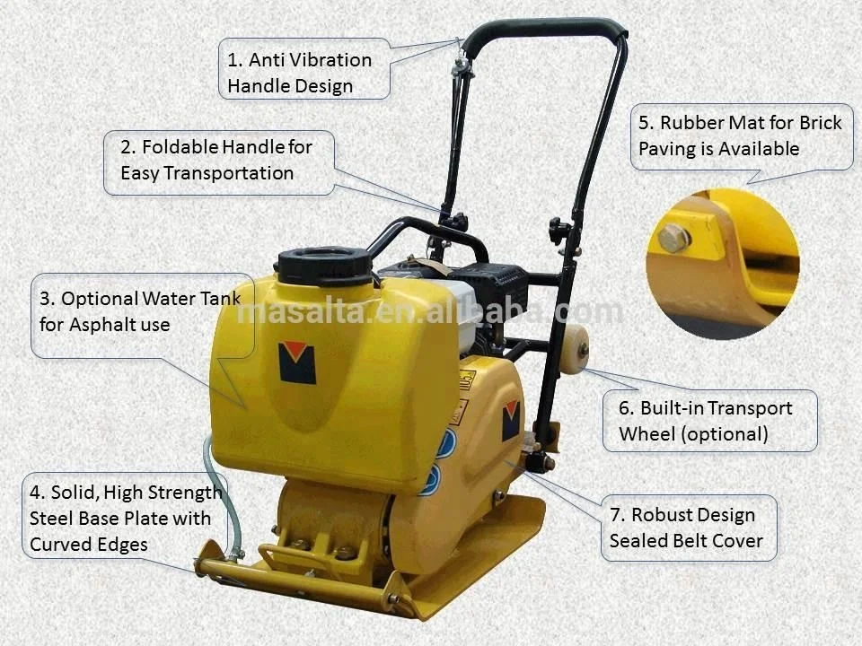 90kg Petrol plate compactor Masalta MS90 Products from Masalta ...