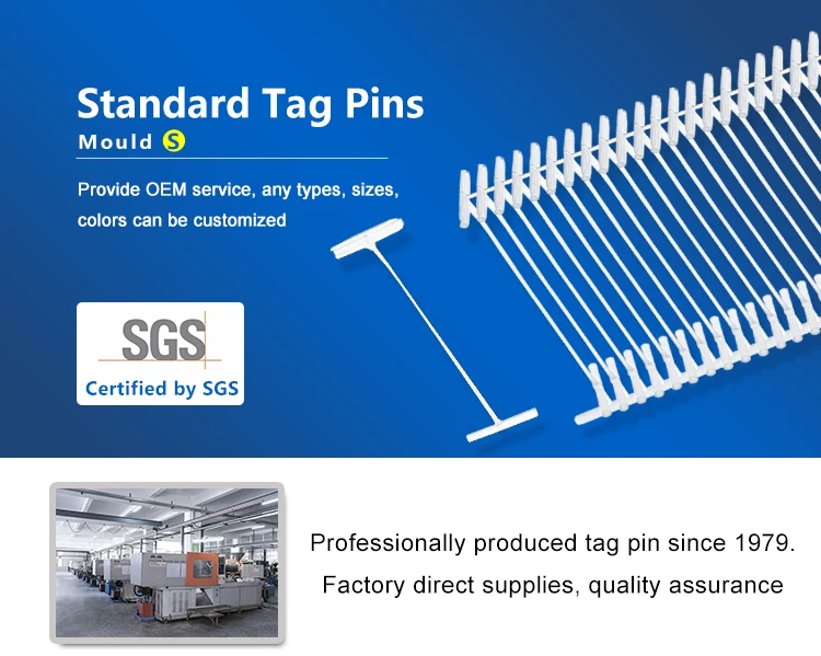 Garment Standard Plastic Tag Pin - Buy Tag Pin,Plastic Tag Pin,Pp Tag ...