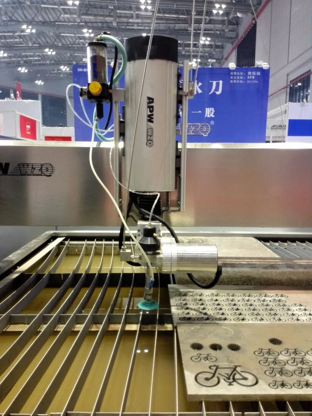 Stainless Steel Water Jet With Italian Ecs Cnc & Dual Intensifiers ...