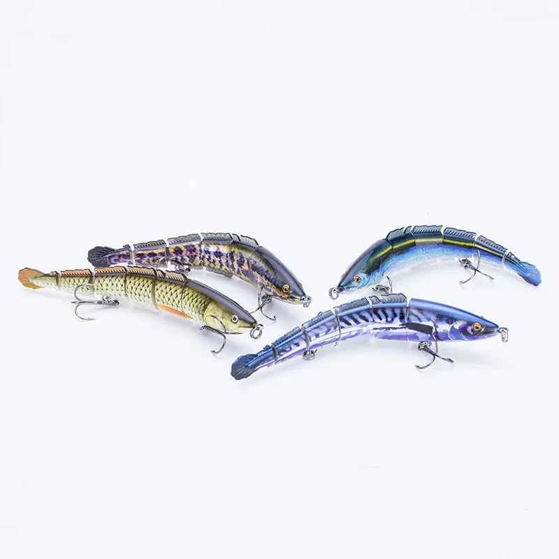 Factory 6" Multi Jointed Fishing Lures For Eel Lure Fishing 6 Inch 3d ...