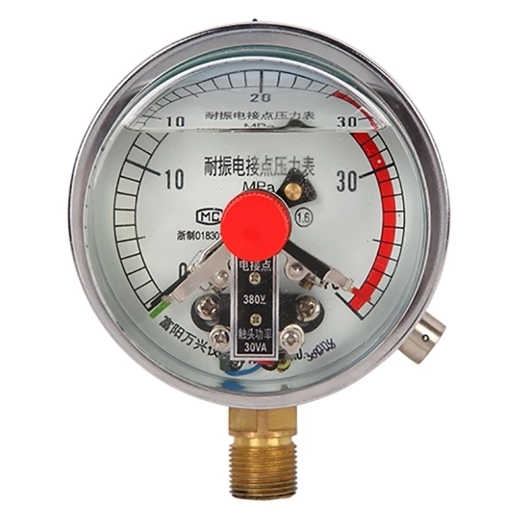 Hydraulic Manometer Electric Contact Pressure Gauge - Buy Vibration ...