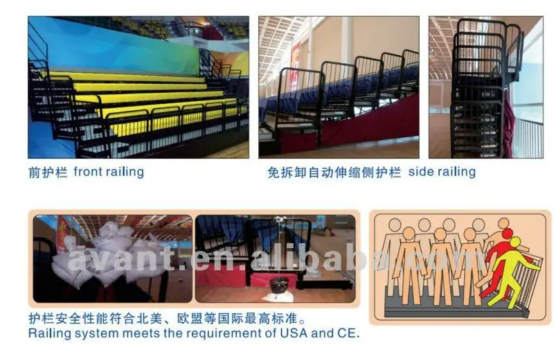 Telescopic Seating System - Retractable Platform System