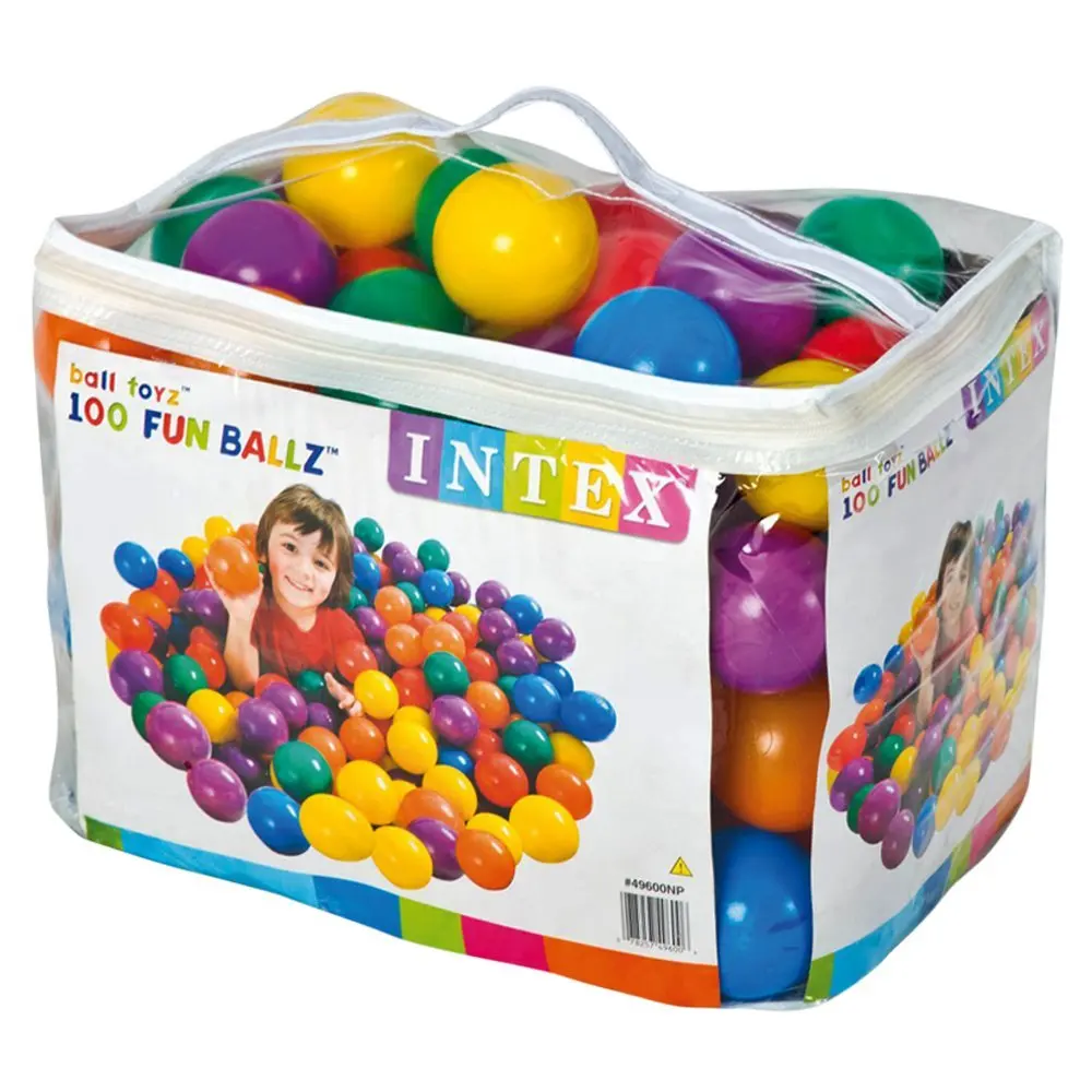 INTEX 49600 Inflatable Ocean Balls - Fun Plastic Balls