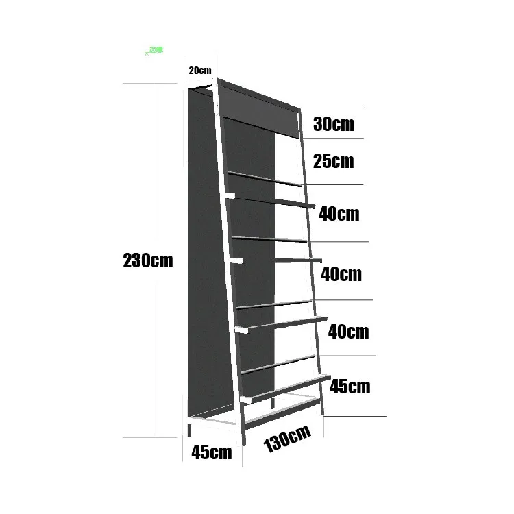 Floor Standing Metal Rope Wire Rack Stand for Display & Storage