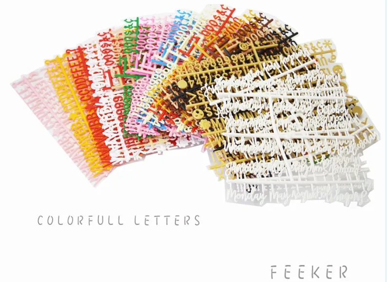 1 Inch,3/4 Inch,2 Inch Plastic Letters For Felt Letter Board Set 90 ...