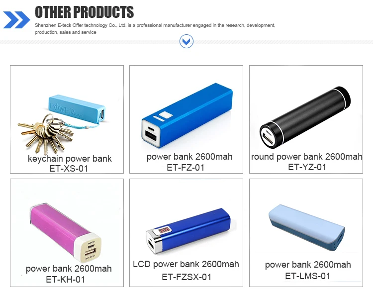 Mini Lipstick Sized Portable Charger - 2600mah Power Bank