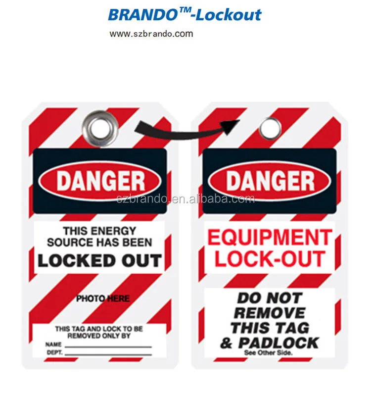 Gembok Foto Identifikasi Label Untuk Lockout Tagout - Buy Kustom ...